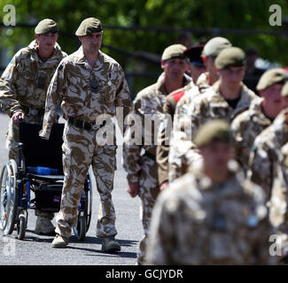 General view of 3rd Battalion The Yorkshire Regiment's barracks in ...