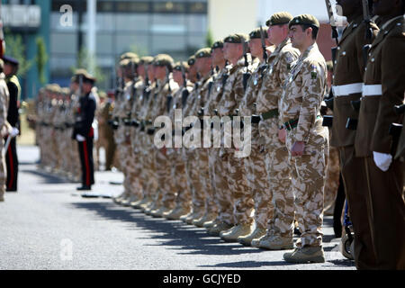 Corporal Andrew Reid joins his fellow soldiers from the 3rd Battalion ...