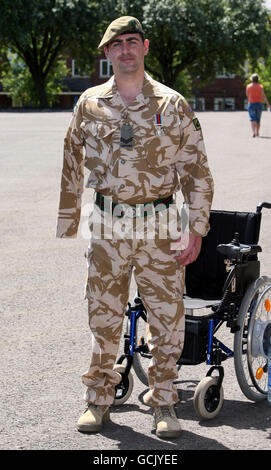 Corporal Andrew Reid joined his fellow soldiers from the 3rd Battalion ...