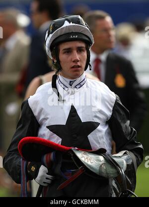 Jockey Michael Geran during day four of the Glorious Goodwood Festival ...