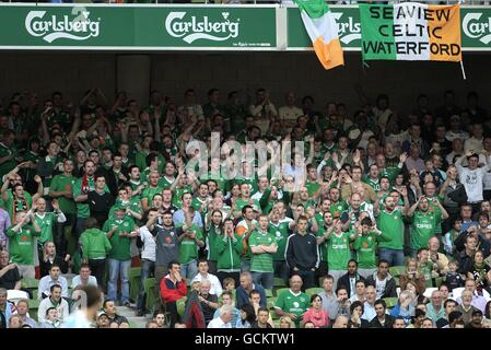 Republic of Ireland fans in the stands during the UEFA Euro 2016, Group ...