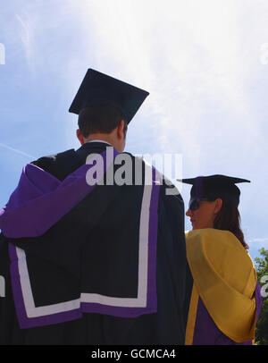 Portsmouth University students celebrate their graduation in Guildhall ...