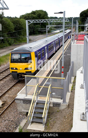 Apperley Bridge Railway Station, opened in December 2015 at a cost of £ ...