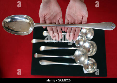 Scotland's largest spoon to be auctioned Stock Photo - Alamy