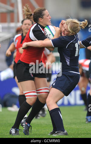 Scotland's Suzi Newton in action during the Women's Rugby World Cup 5th ...