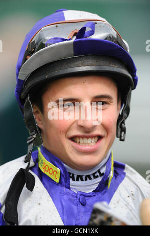 Jockey William Buick at Newbury Racecourse. Picture date: Saturday ...