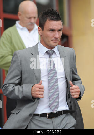 Olympic diver Blake Aldridge (right) arrives at Bromley Magistrates ...