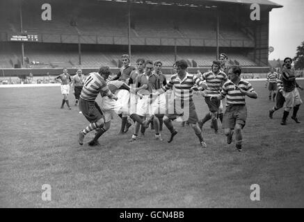Harlequins clash against Rosslyn Park at the match at Twickenham Stoop ...