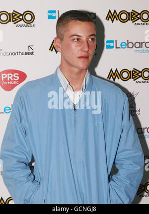 British rapper Devlin arrives at the May Fair hotel in central London ...