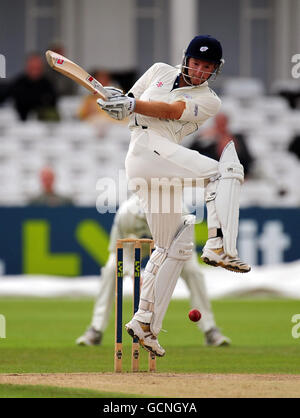 Yorkshire's Adam Lyth batting during the Day One of the Rothesay County ...
