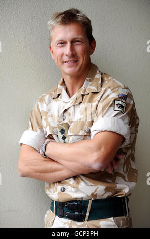 2 Rifles Commanding Officer Lieutenant Colonel Sam Cates briefs his ...