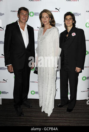(left to right) Puma CEO Jochen Zeitz and Her Royal Highness Queen Noor ...