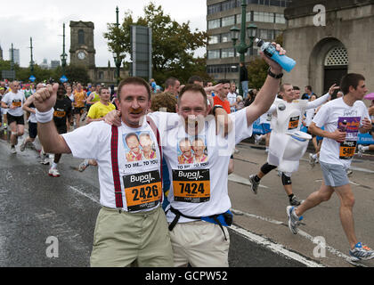 The Chuckle Brothers Paul and Barry Elliot in costume for the pantomime ...