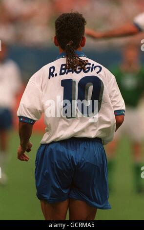 WORLD CUP SOCCER. Roberto Baggio, Italy ****** portrait Stock Photo - Alamy