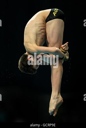 Australia's James Connor in action in the 10m Platform Diving on day ...
