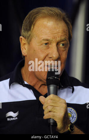 Leicester City Football club ambassador Alan Birchenall speaks to the ...
