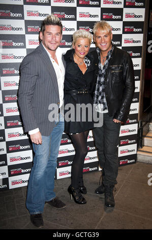 Gary Cockerill and Phil Turner at the launch of 'The Virgin Red Room ...