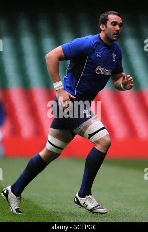 Jonathan Thomas during a training session at the Welsh Institute of ...