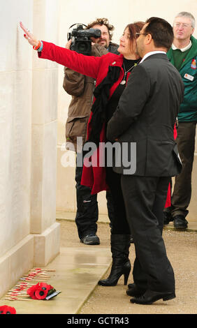 Helmand governor visits National Memorial Arboretum Stock Photo - Alamy