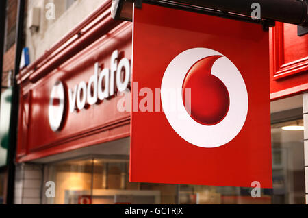Vodafone store on the street Stock Photo - Alamy