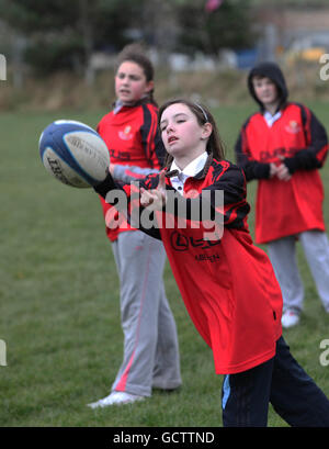 Rugby Union - Guiness World Record Attempt - Mackie Rugby Club Stock ...