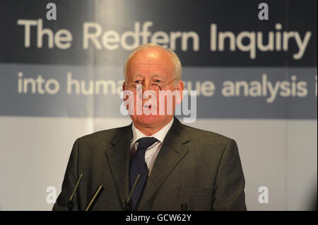 Michael Redfern QC holds a press conference at the Armathwaite Hall ...