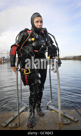 28-year-old Catherine Ker, from Alton in Hampshire, at the Defence ...