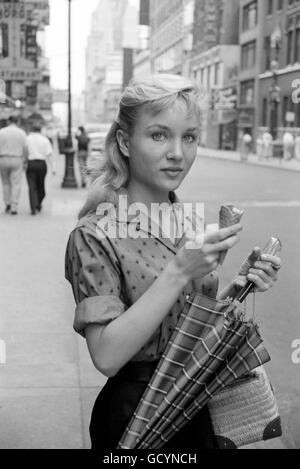 Actress Susan Oliver. Oliver’s career had not yet taken off; one of her ...