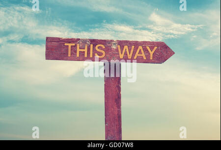 Street Sign the Direction Way to Motivation Stock Photo - Alamy