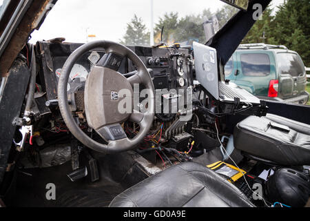 Storm chaser an Tornado Intercept Vehicle 2 driver Ronan Nagle exits ...