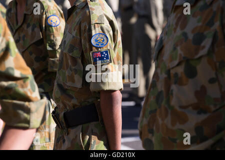 Australian Army Cadets on parade Stock Photo - Alamy