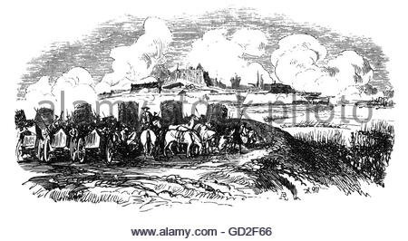 events, War of the Polish Succession 1733 - 1738, Siege of Danzig Stock ...