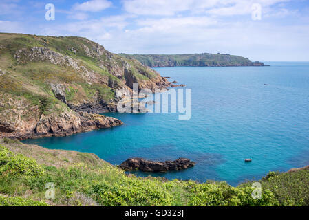 Cliffs of the South coast, Guernsey Stock Photo - Alamy