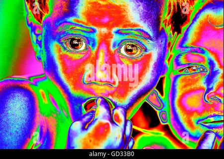 The eyes have it. A young Tuvaluan boy faces an uncertain future on ...