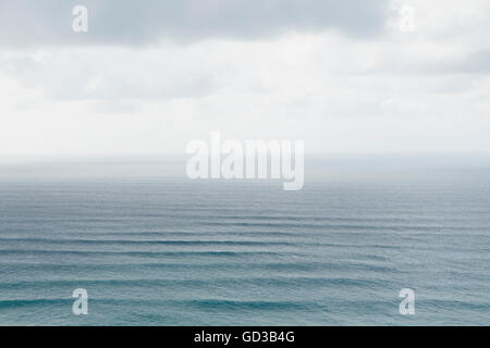 Waves in the Pacific Ocean and view of the beach from Balboa Pier in ...