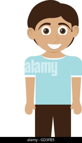 tan skin boy happy child icon image Stock Vector Image & Art - Alamy