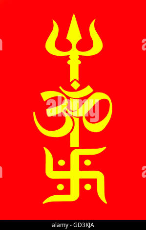 Trident Trishula Trishul Om Swastik Swastika Sathio Sauvastika sacred ...