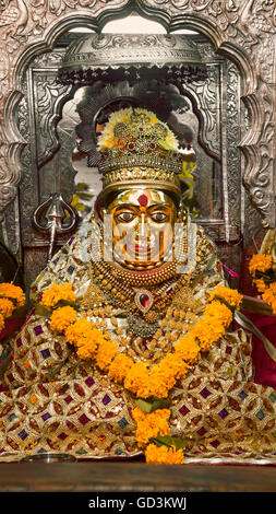 Mumbai, India - Place of worship Statue of Mother Mary with Christ ...