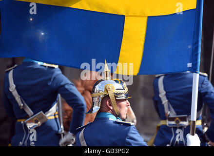 Swedish Royal Mounted Guards Stock Photo - Alamy