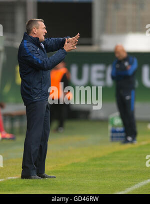 England's coach Adrian Boothroyd on the sideline during the UEFA ...