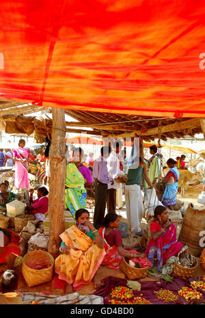 Tribal women, haat bazaar, chhattisgarh, india, asia Stock Photo - Alamy