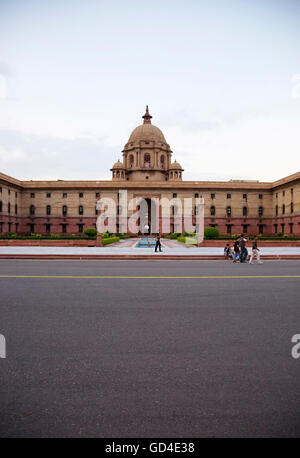 Indian Secretariat Building Raisina Hill new Delhi Stock Photo - Alamy