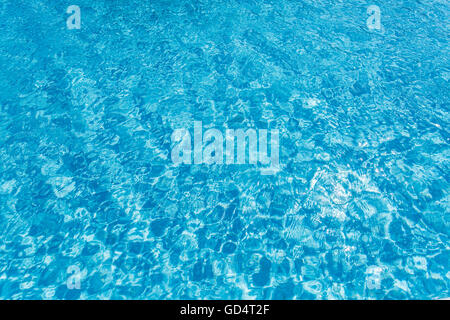 Texture of water with ripples on blue background, closeup Stock Photo ...