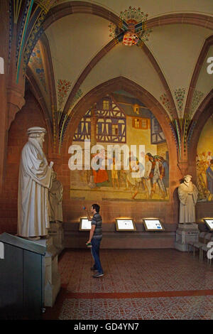 Melanchthon House, Memorial Hall, wall paintings, Reformation Statues ...