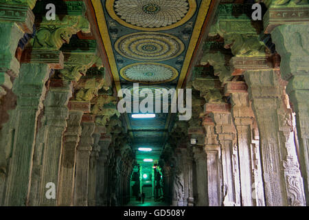 Thousand pillar hall at meenakshi temple in madurai at tamilnadu india Asia Stock Photo - Alamy