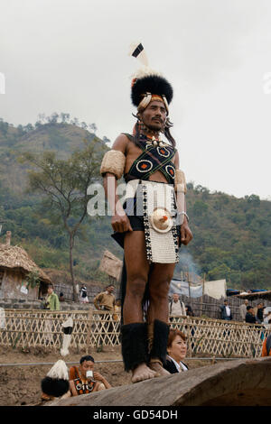Angami Tribe Man Stock Photo - Alamy