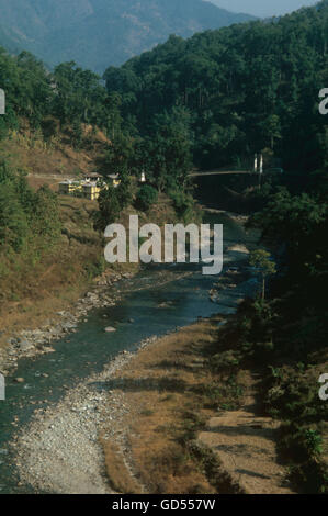Rangeet River valley Stock Photo - Alamy