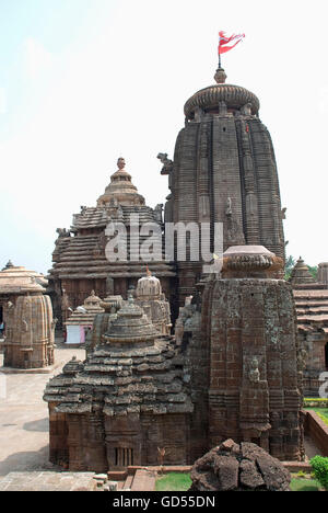 Lingaraj temple complex, Bhubaneshwar, Orissa, India, Asia Stock Photo ...