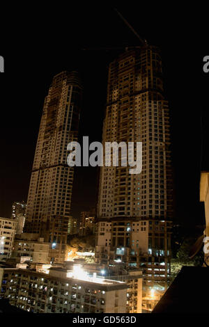 Construction of Tardeo Twin Towers Stock Photo - Alamy
