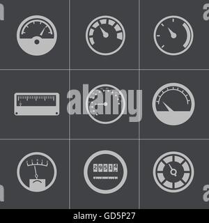 speed gauge meter icons. Vector illustration Stock Vector Image & Art ...